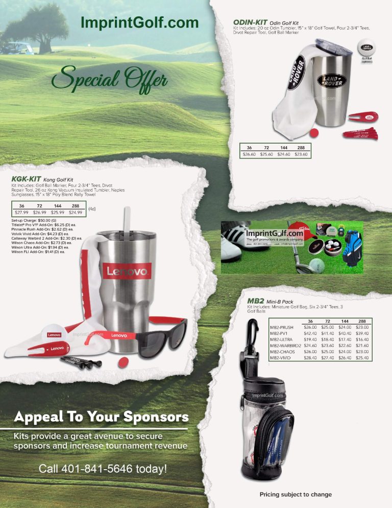GOLF SPECIALS: Golf Tournament Gifts On Sale & Golfer Award Specials ...